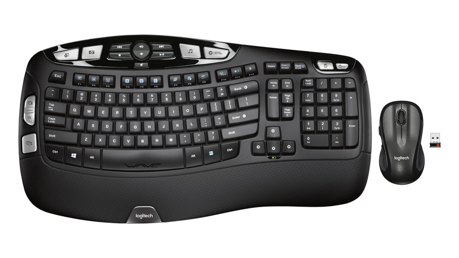 Logitech MK550 Wave Wireless Keyboard & Mouse | Harvey Norman New Zealand