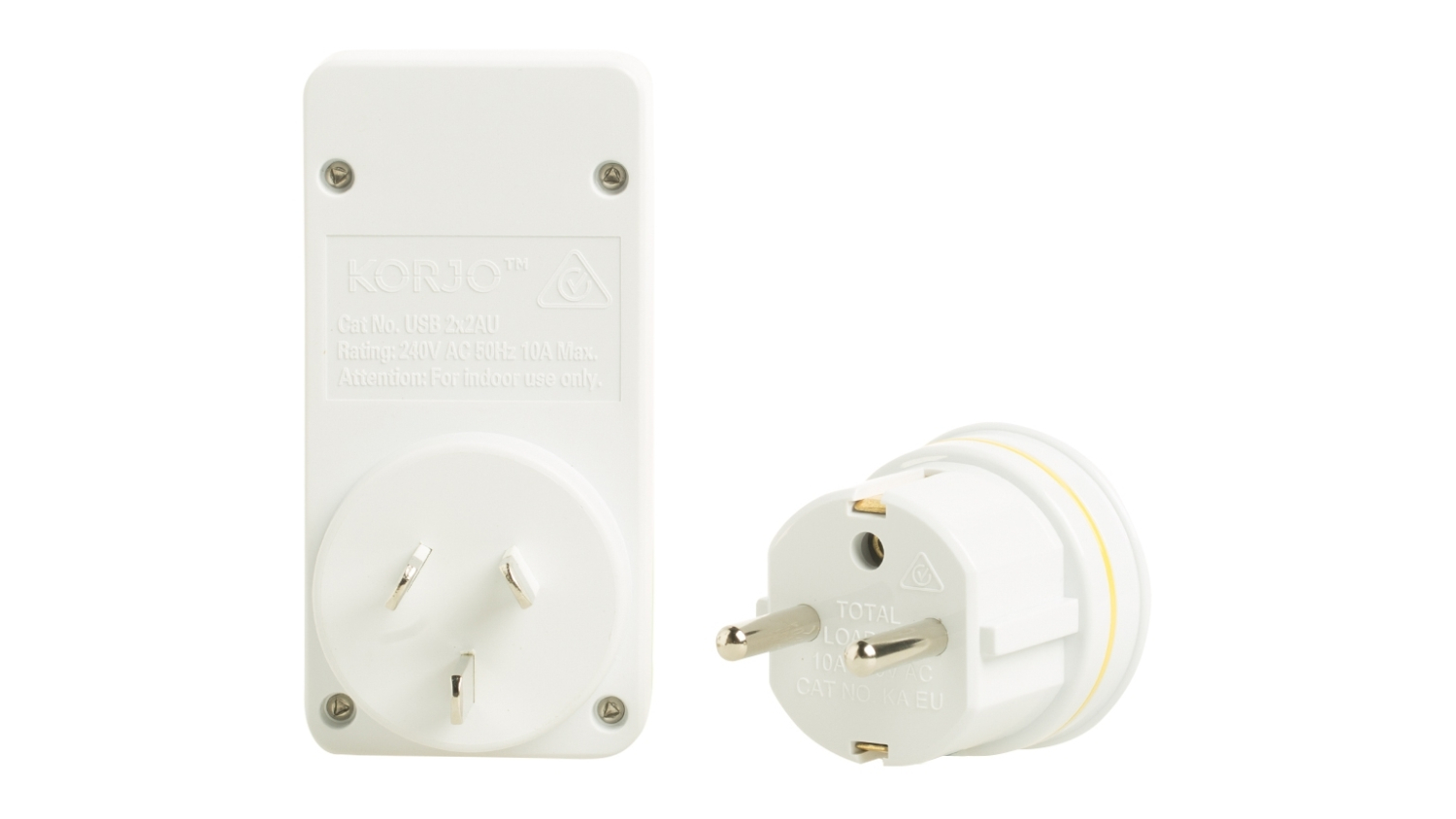 Korjo 2x USB + Removeable Power Adapter for Europe | Harvey Norman New ...