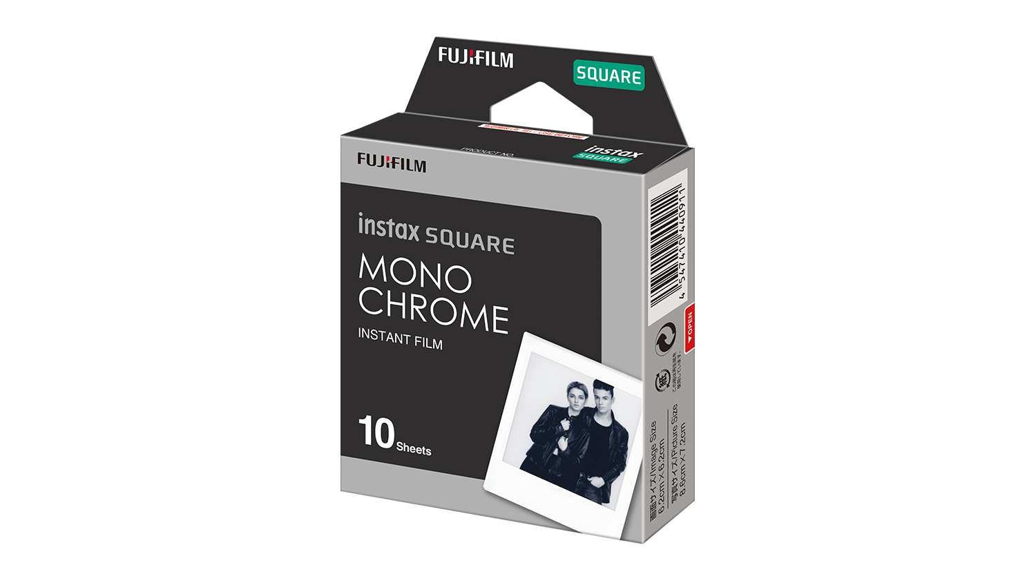 Instax Square Film 10 Pack - Monochrome | Harvey Norman New Zealand
