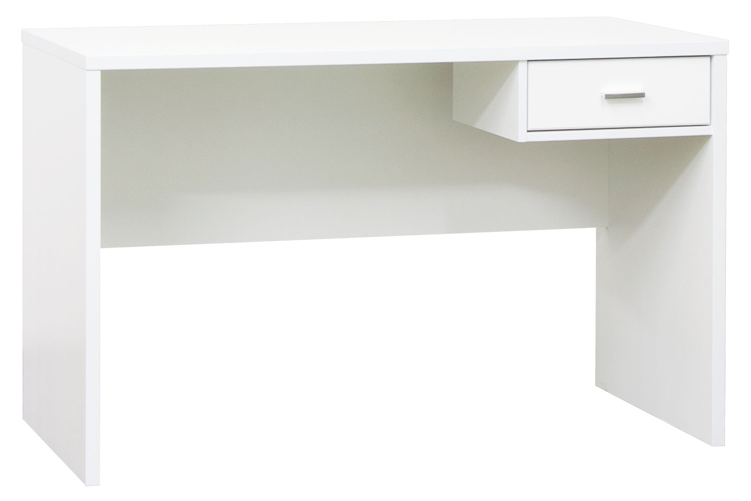 Otis 1 Drawer Desk All White Harvey Norman New Zealand
