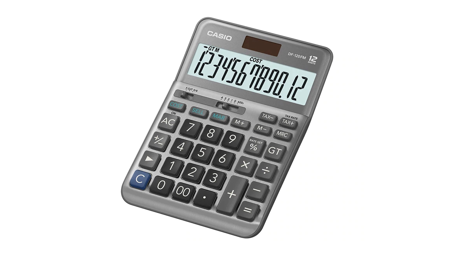 Casio DF-120FM Calculator - Black | Harvey Norman New Zealand