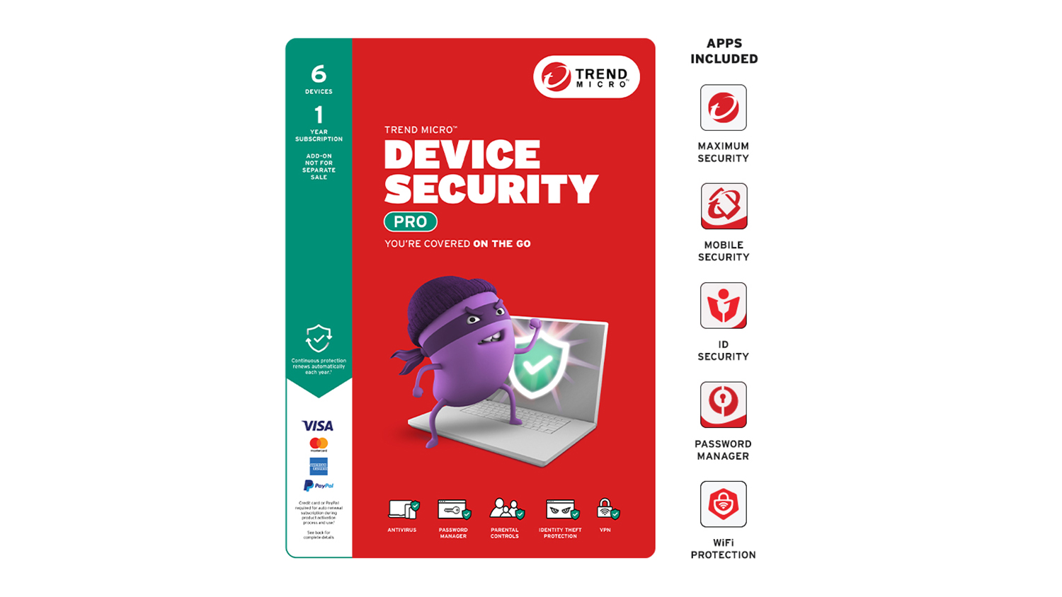 Trend Micro Device Security Pro - 6 Devices 12 Months | Harvey Norman ...