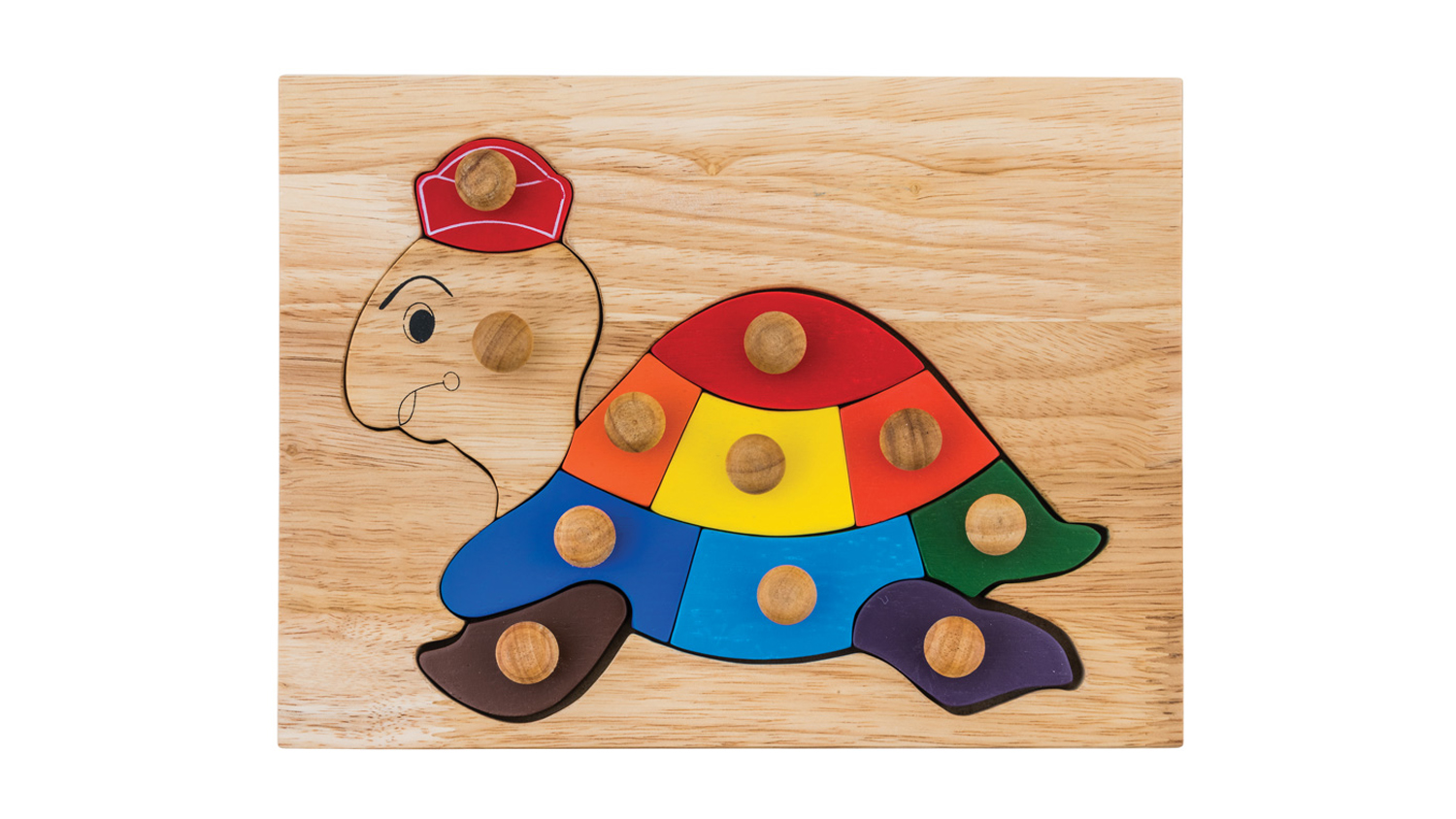 Qtoys Little Turtle Knob Puzzle | Harvey Norman New Zealand