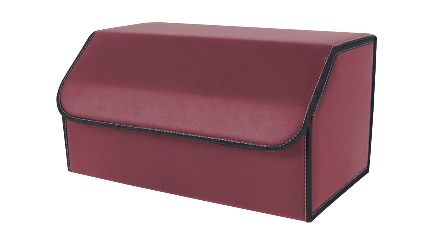 Soga Leather Car Boot Storage Box Large - Red | Harvey Norman New Zealand