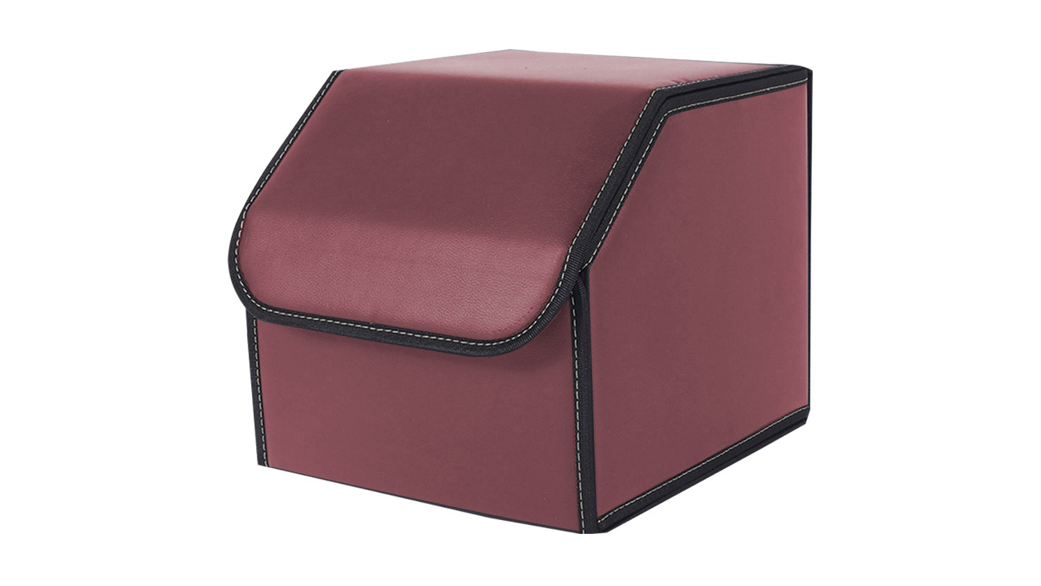 Soga Leather Car Boot Storage Box Small - Red | Harvey Norman New Zealand
