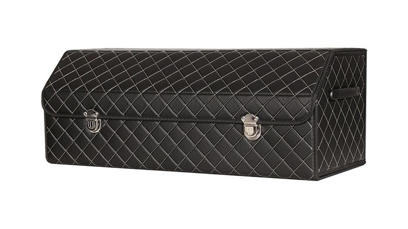 Soga Car Boot Storage Box with Lock Large - Black | Harvey Norman New ...