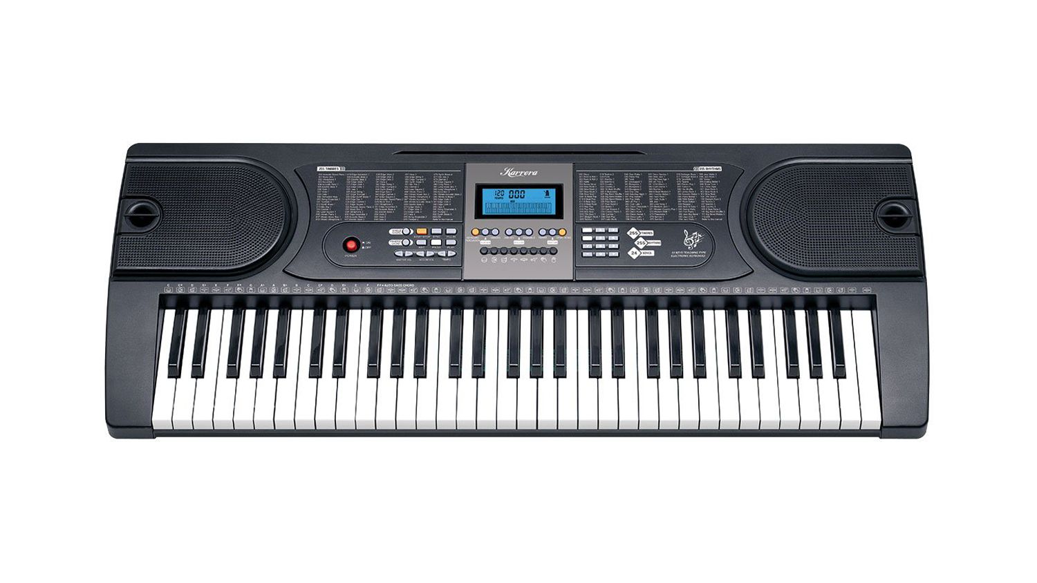 Karrera 61 Keys Electronic Keyboard with Stand - Black | Harvey Norman ...