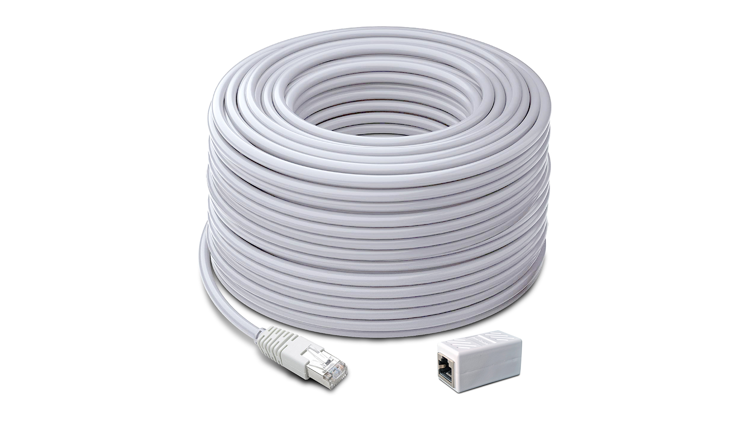 Swann UL Rated 60m CAT5e Extension Cable with Extension Adapter ...