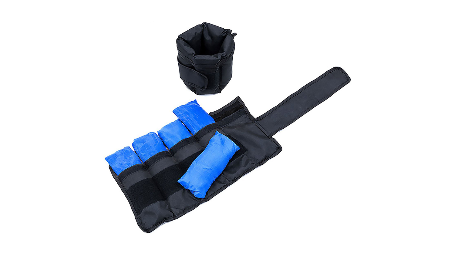Powertrain 2x 5kg Adjustable Exercise Running Ankle Weights | Harvey ...