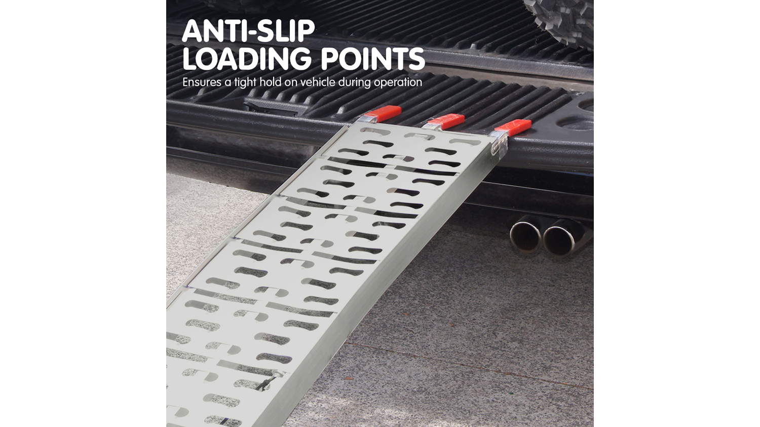 Klika Heavy Duty Aluminium Trailer Ramps - Single | Harvey Norman New ...