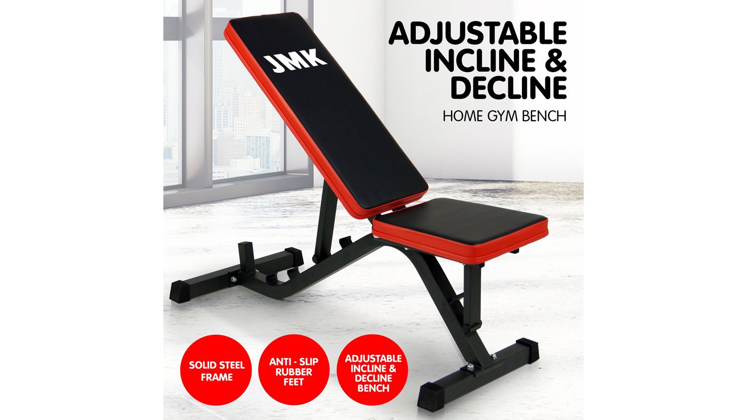 Powertrain Adjustable Incline/Decline Weight Bench | Harvey Norman New ...