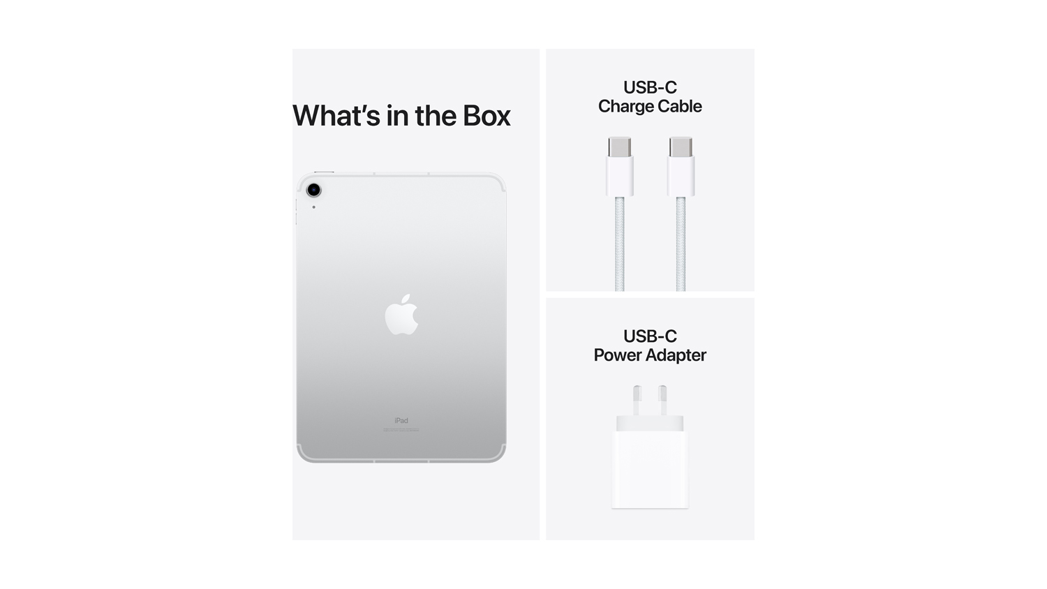 Apple iPad 10.9" (10th Gen, 2022) 256GB Cellular & Wi-Fi - Silver ...