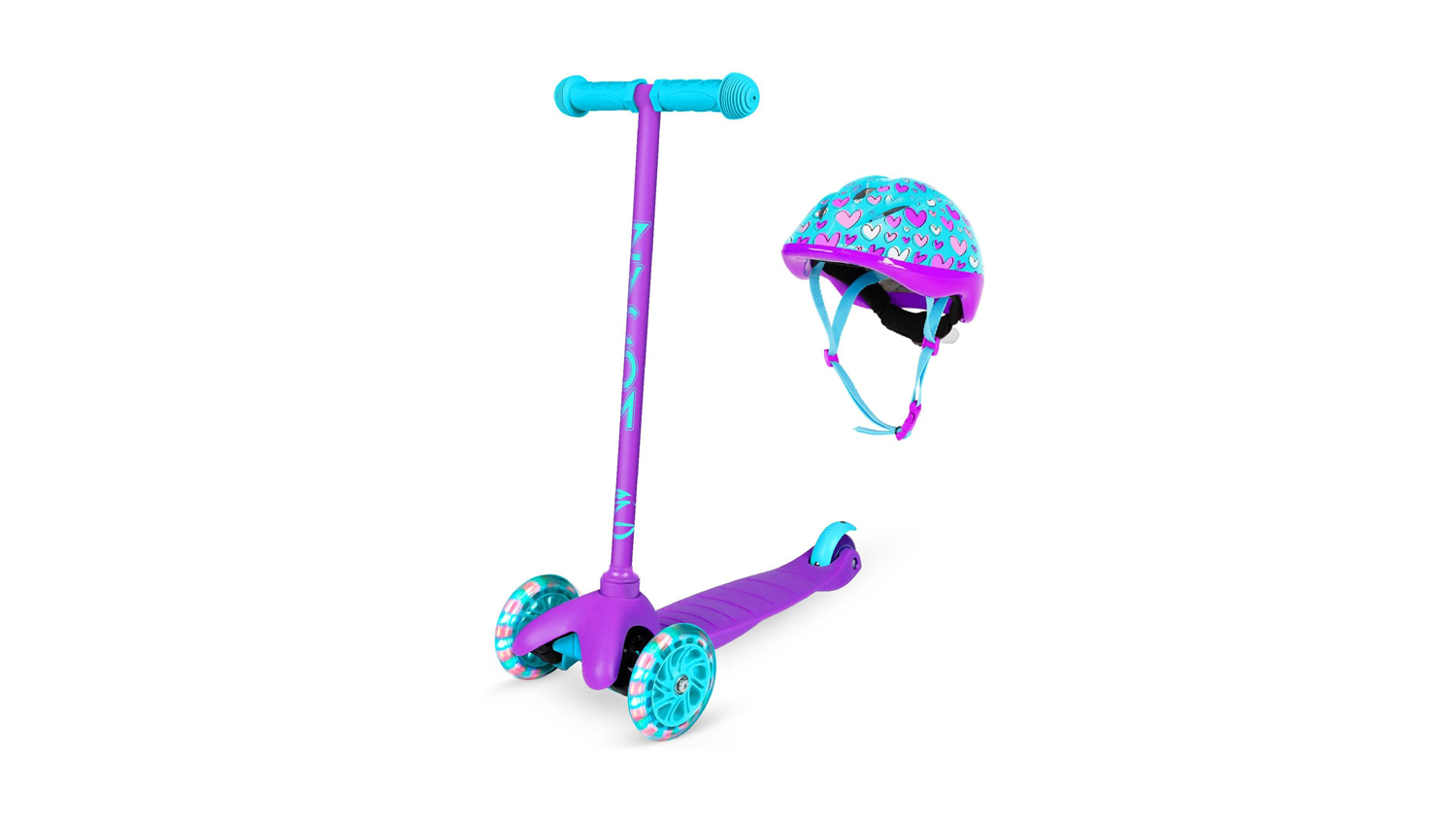 Zycom Zipper Scooter with Helmet - Purple | Harvey Norman New Zealand