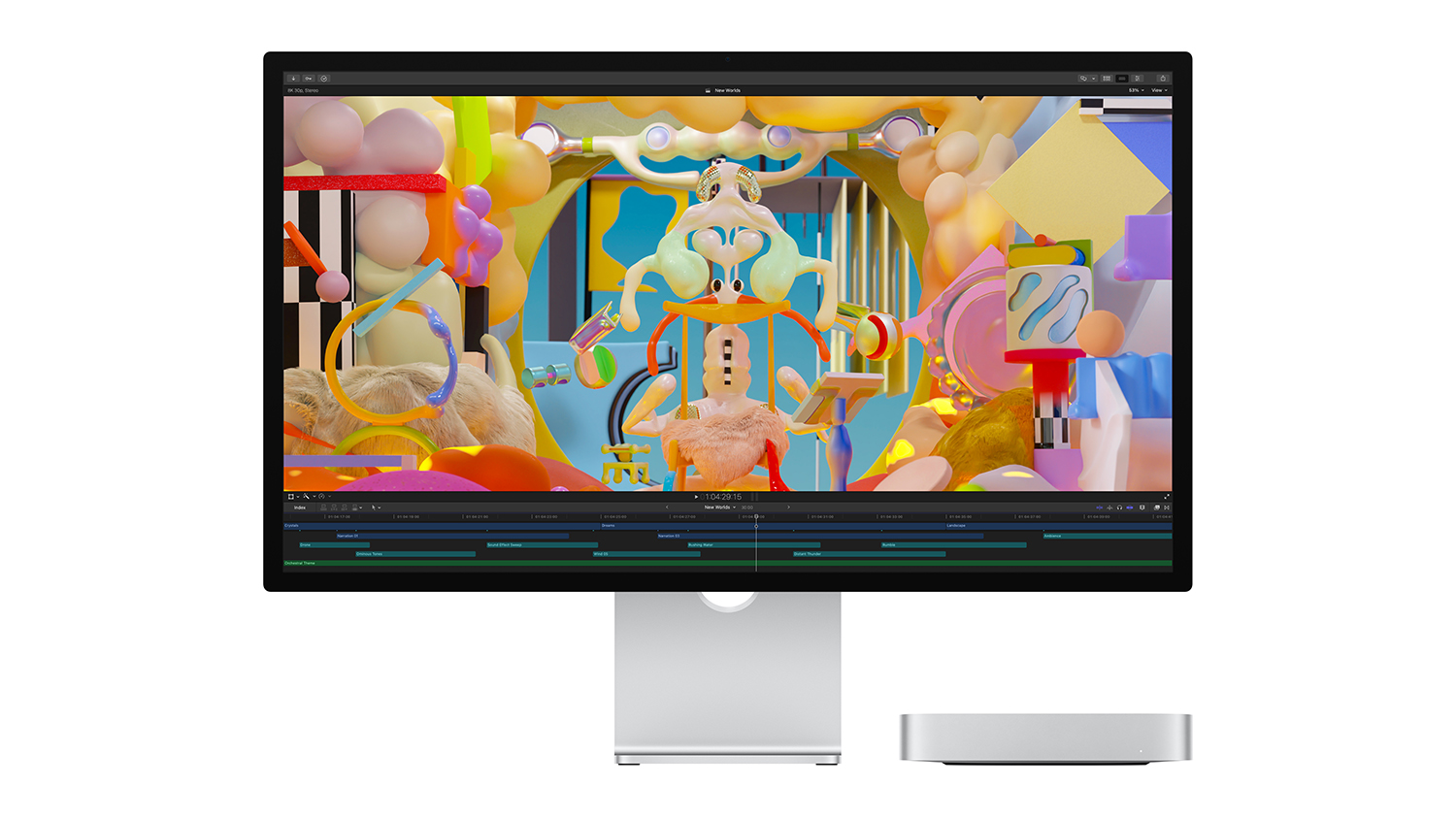 Apple Mac Mini (2023) with M2 Chip 8-Core CPU/10-Core GPU 8GB-RAM 512GB ...