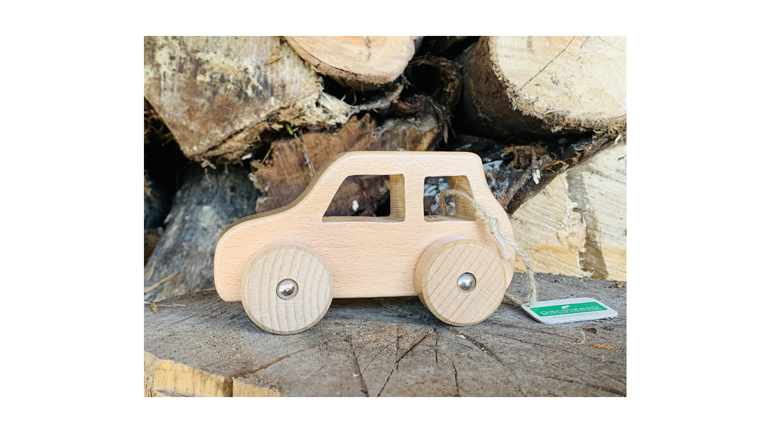 Discoveroo Chunky Car - Natural | Harvey Norman New Zealand
