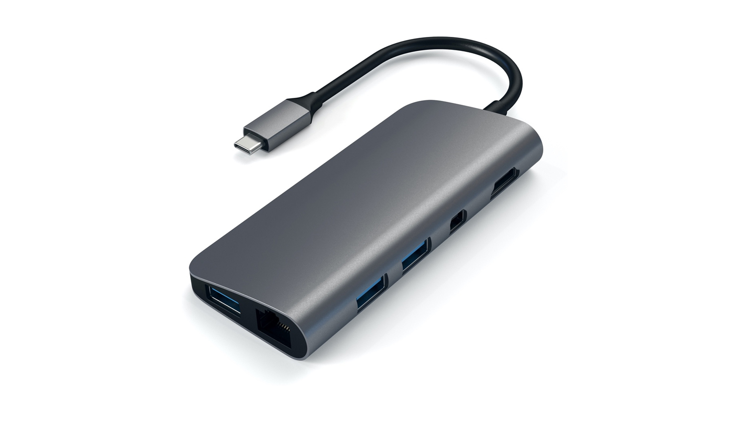 Satechi USB-C Multimedia Adapter - Space Grey | Harvey Norman New Zealand