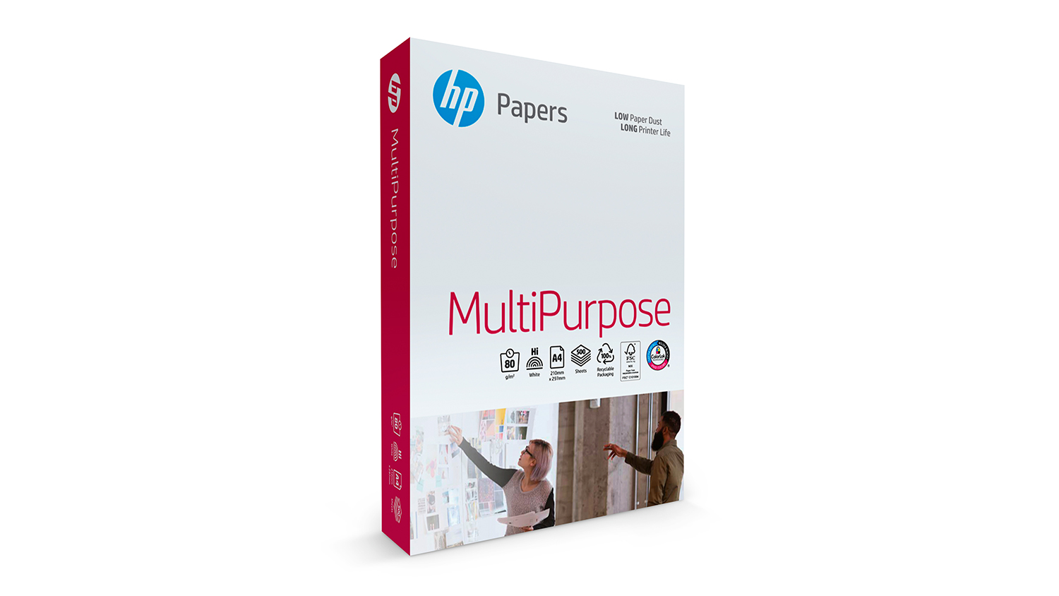 HP MultiPurpose ColorLok A4 80gsm Copy Paper - 500 Sheets | Harvey ...