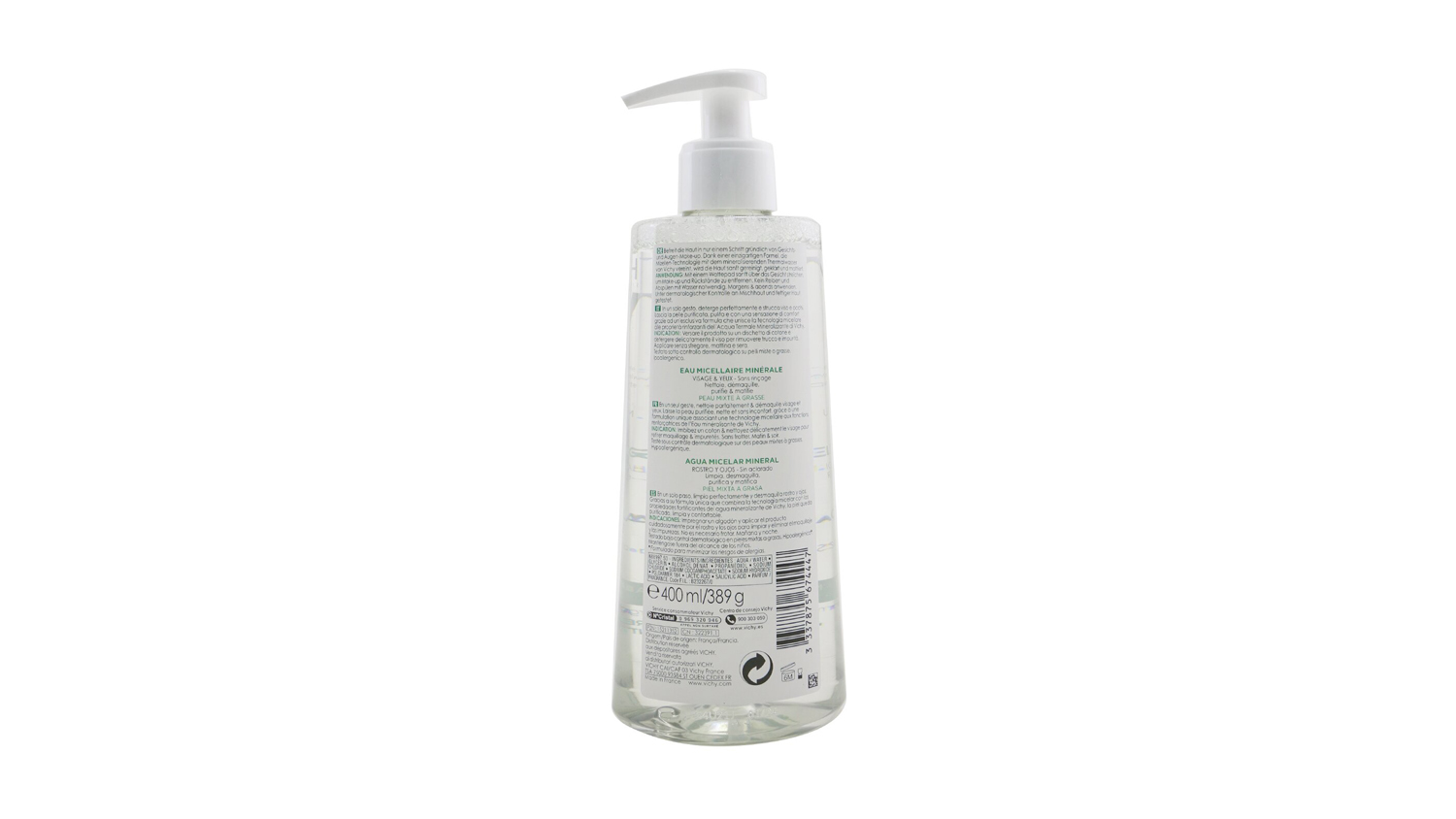 Purete Thermale Mineral Micellar Water - For Combination To Oily Skin ...