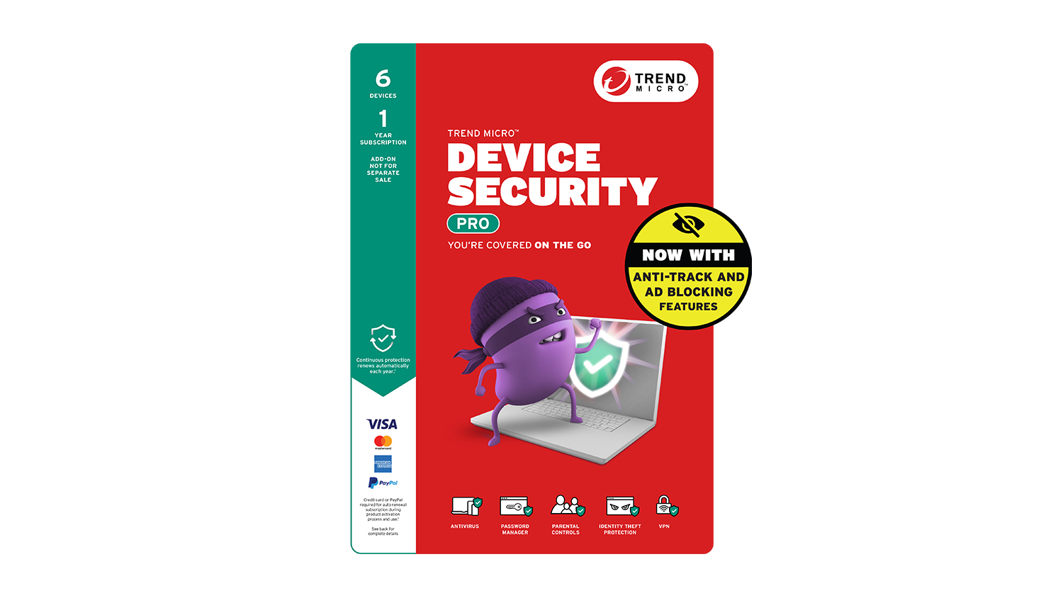Trend Micro Device Security Pro - 6 Devices 12 Months | Harvey Norman ...