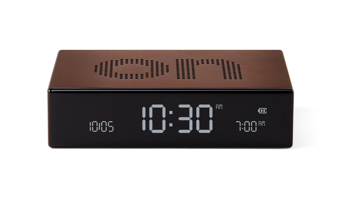 Lexon Flip Premium Alarm Clock - Bronze | Harvey Norman New Zealand