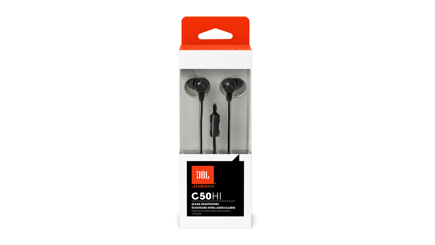JBL C50HI Wired In-Ear Headphones - Black | Harvey Norman New Zealand