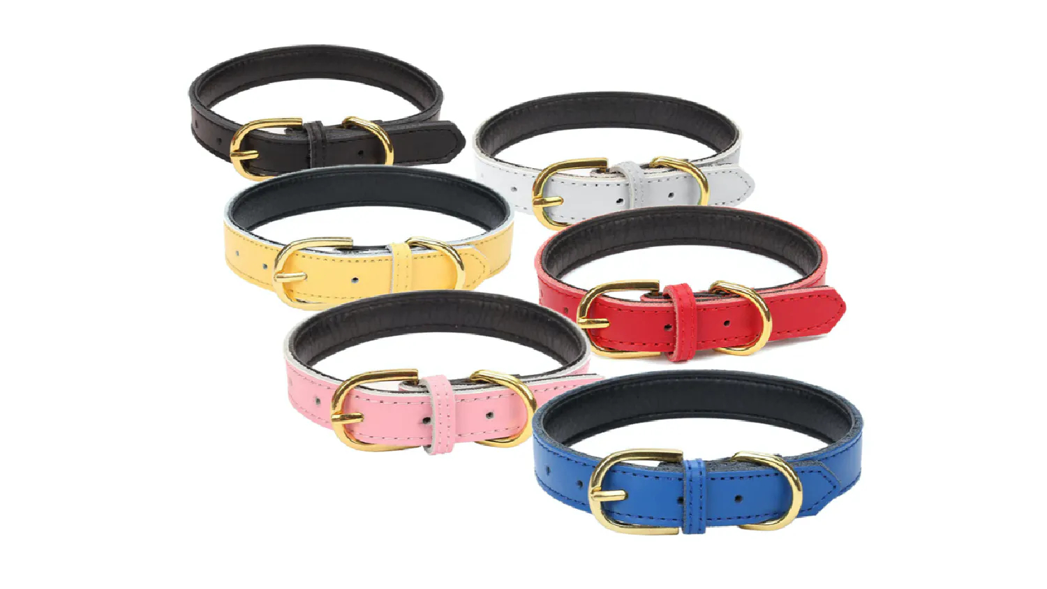 Fluff n' Stuff Deluxe Leather Collar Large - Red | Harvey Norman New ...
