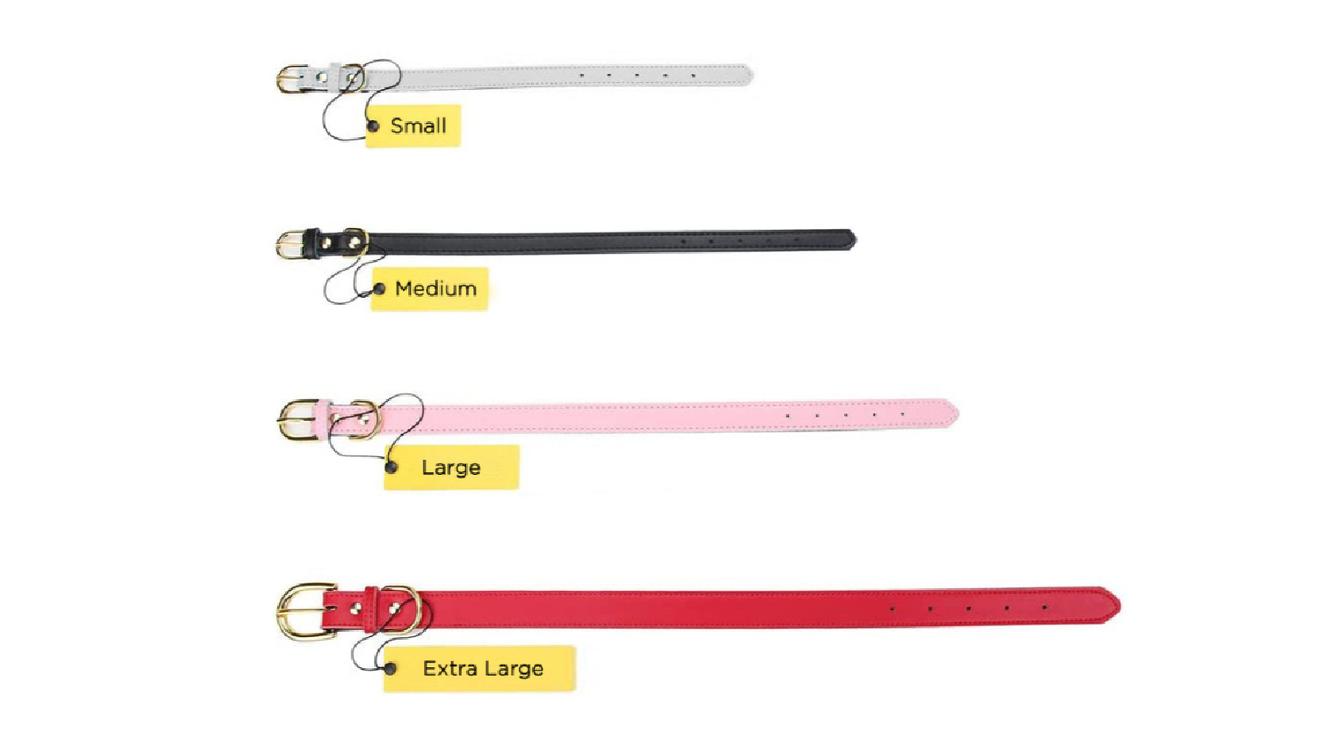 Fluff n' Stuff Deluxe Leather Collar Large - Red | Harvey Norman New ...