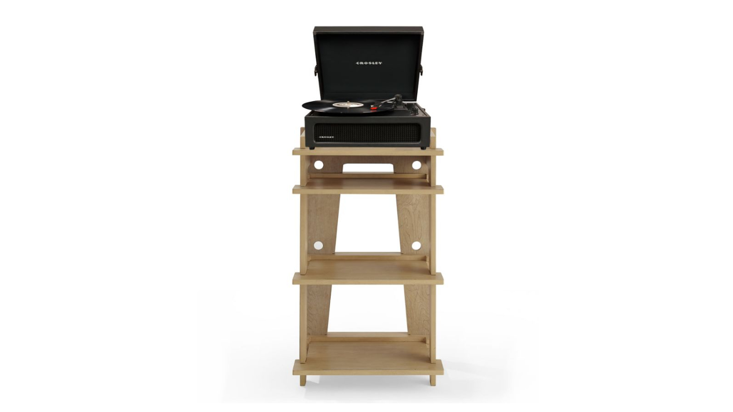 Crosley Voyager Bluetooth Turntable with Soho Turntable Stand - Black ...