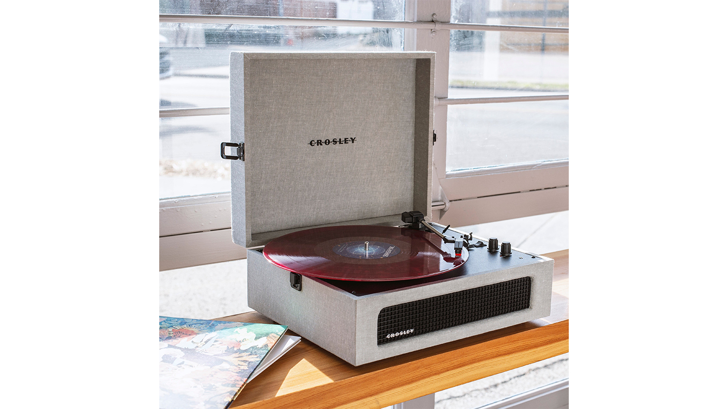 Crosley Voyager Portable Bluetooth Turntable - Grey | Harvey Norman New ...