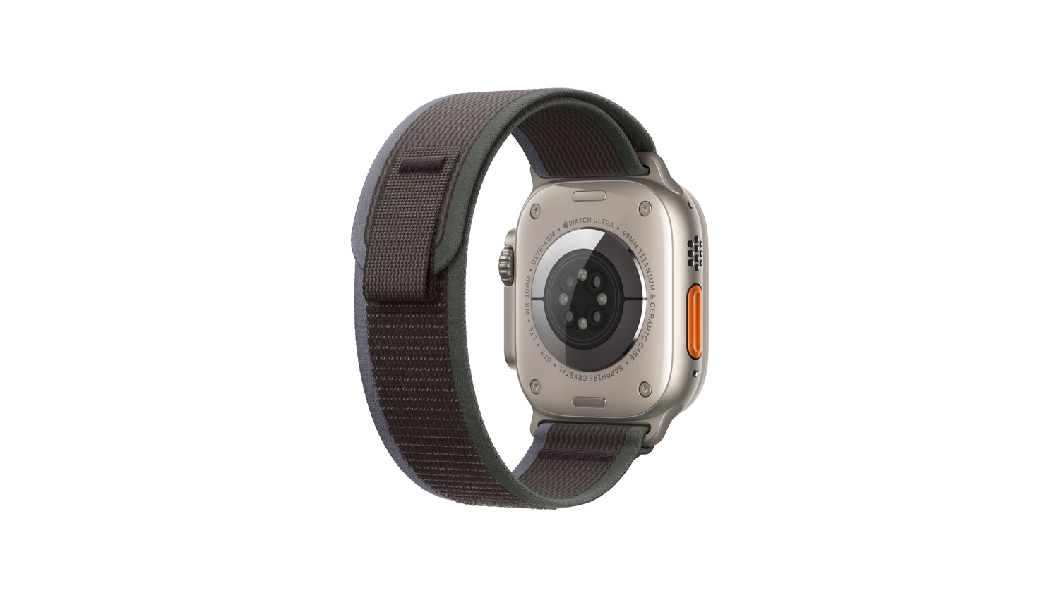 Apple Watch Ultra 2 - Titanium Case with Blue/Black Trail Loop (49mm ...