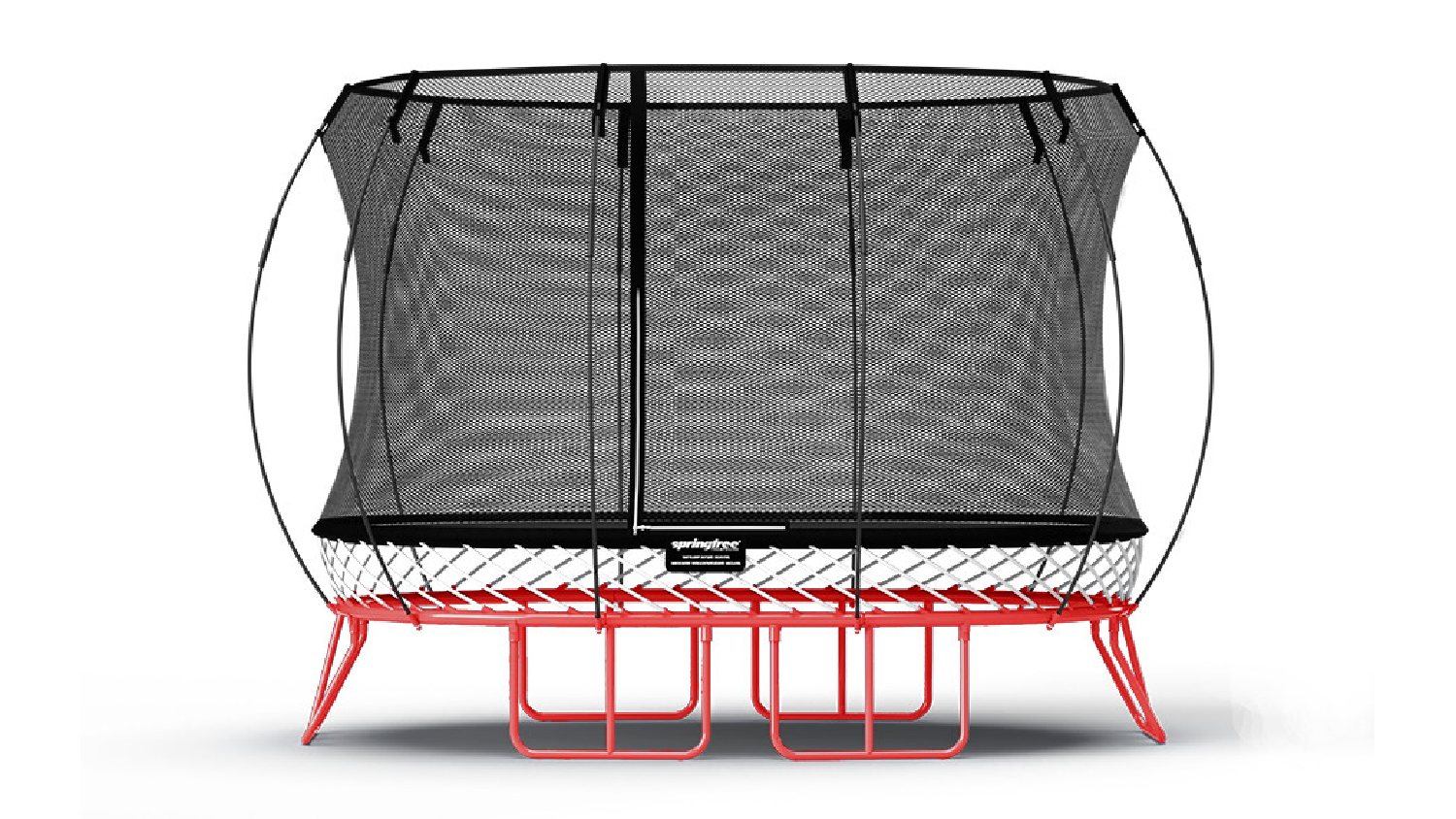 Springfree Premium Colour Medium Oval Trampoline 3.4 x 2.4m - Red ...