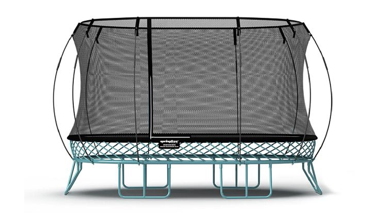 Springfree Premium Colour Large Oval Trampoline 4 x 2.4m - Steely Wind ...