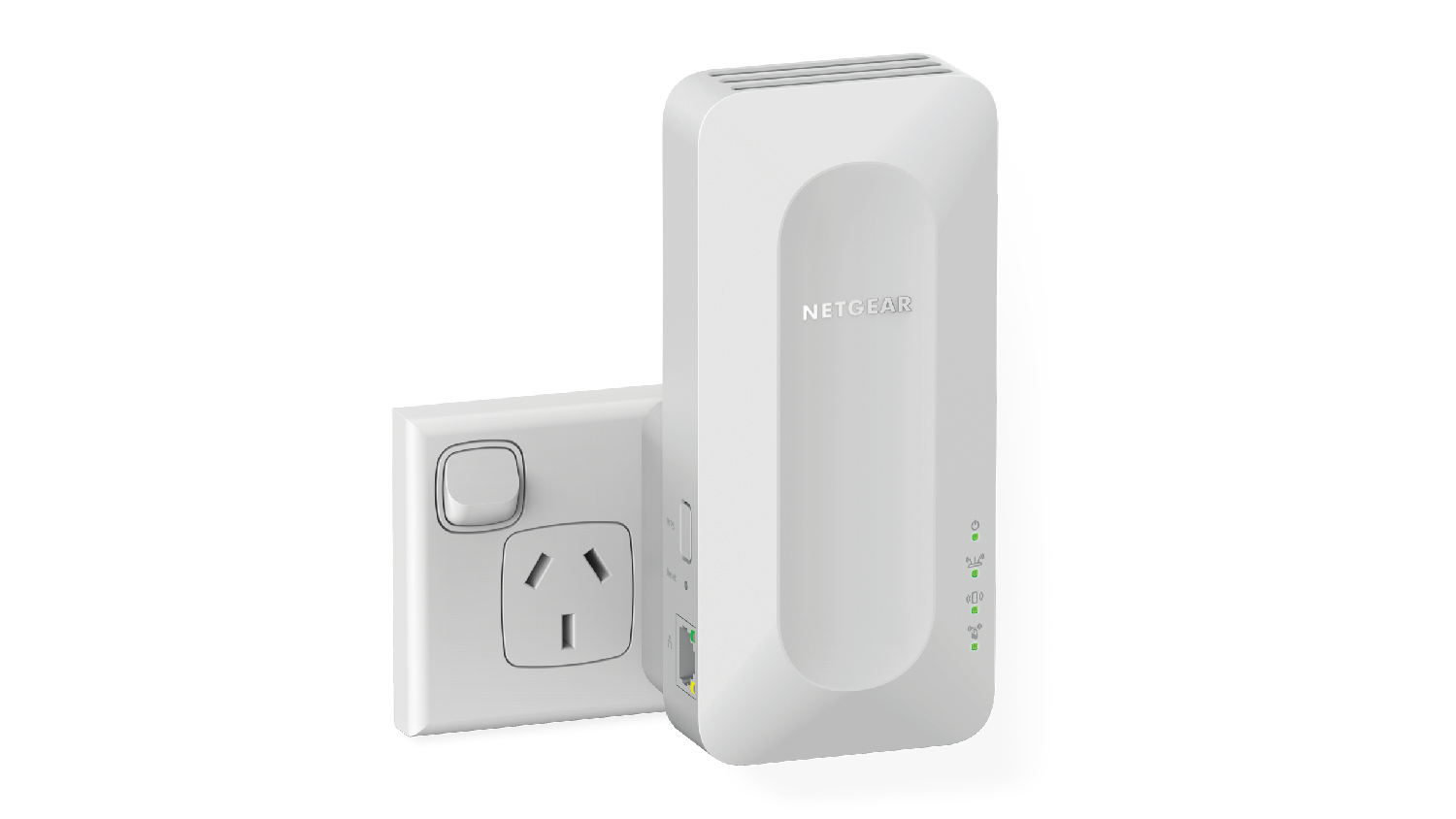 Netgear EAX12 AX1600 Wall Plug Dual-Band Mesh Wi-Fi 6 Extender | Harvey ...