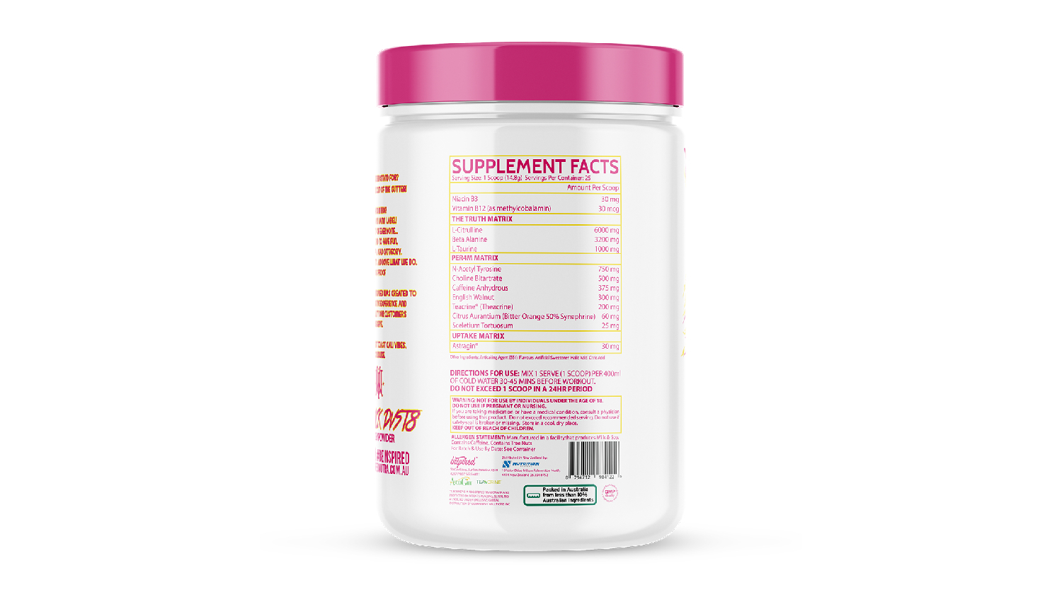 Inspired DVST8 BBD Pre-Workout - Pink Pineapple (25 srv.) | Harvey ...