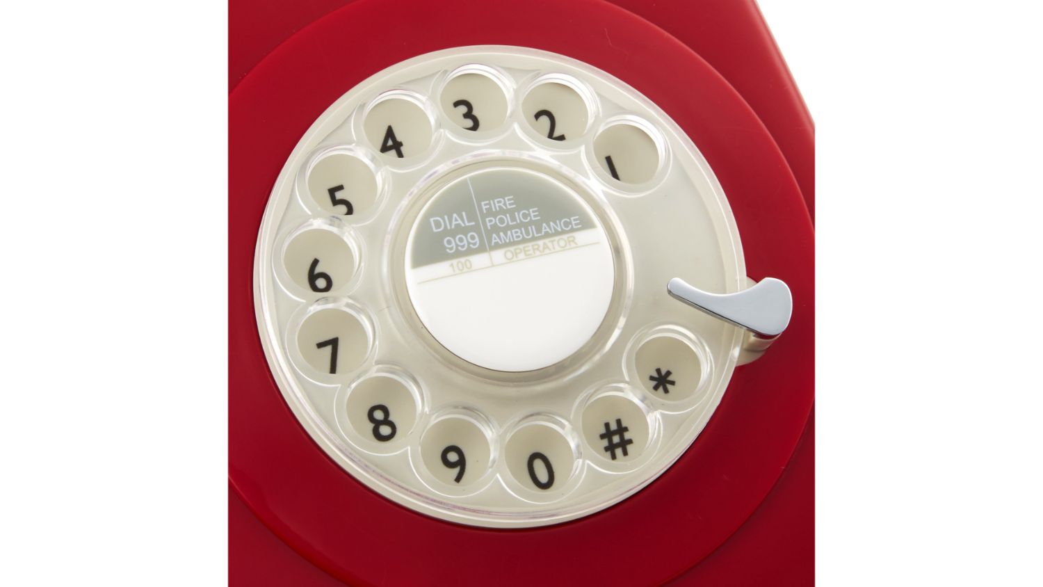 GPO 746 Rotary Corded Phone - Red | Harvey Norman New Zealand