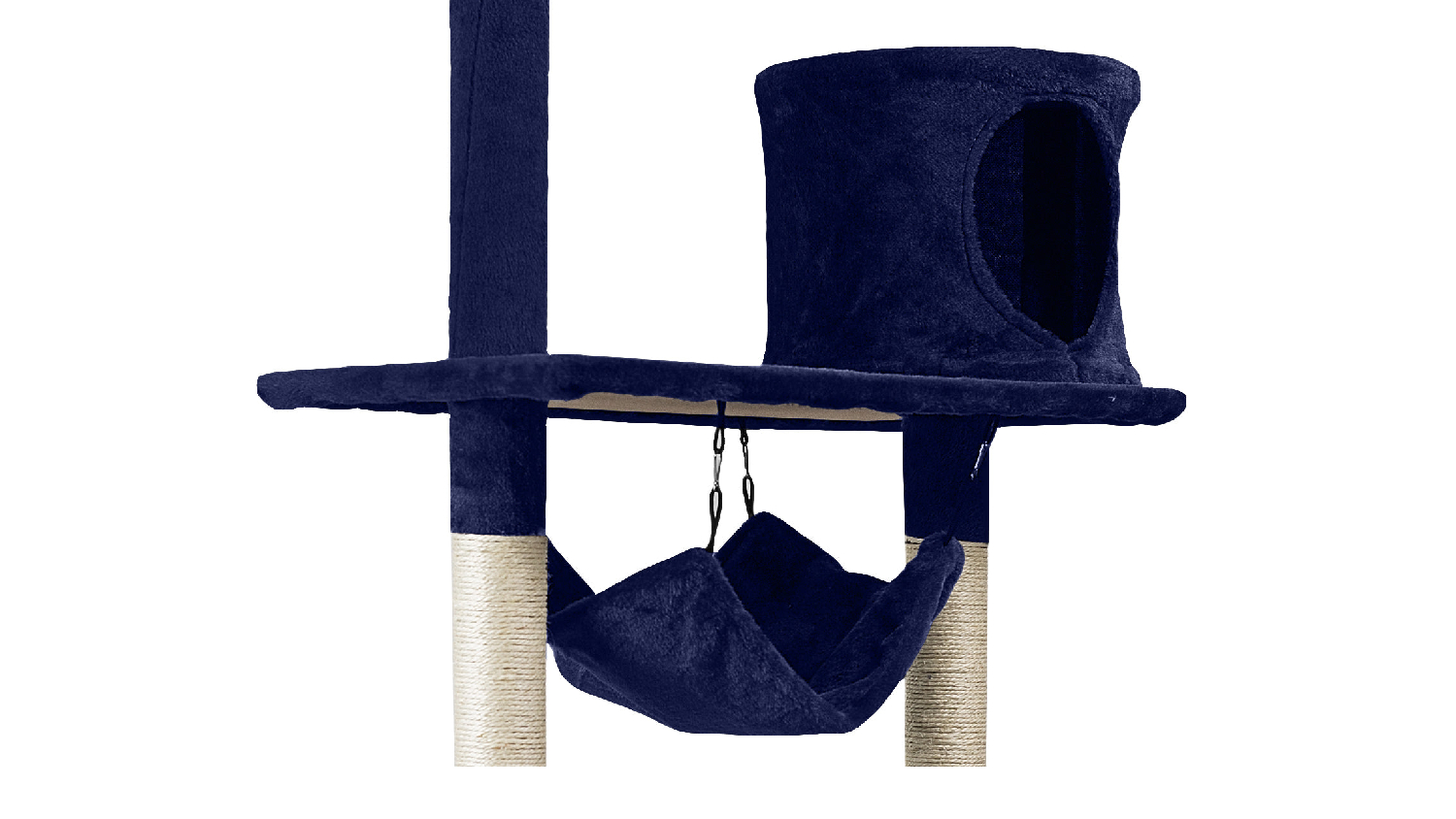 TSB Living Cat Tree with Hides & Nests 150cm - Blue | Harvey Norman New ...