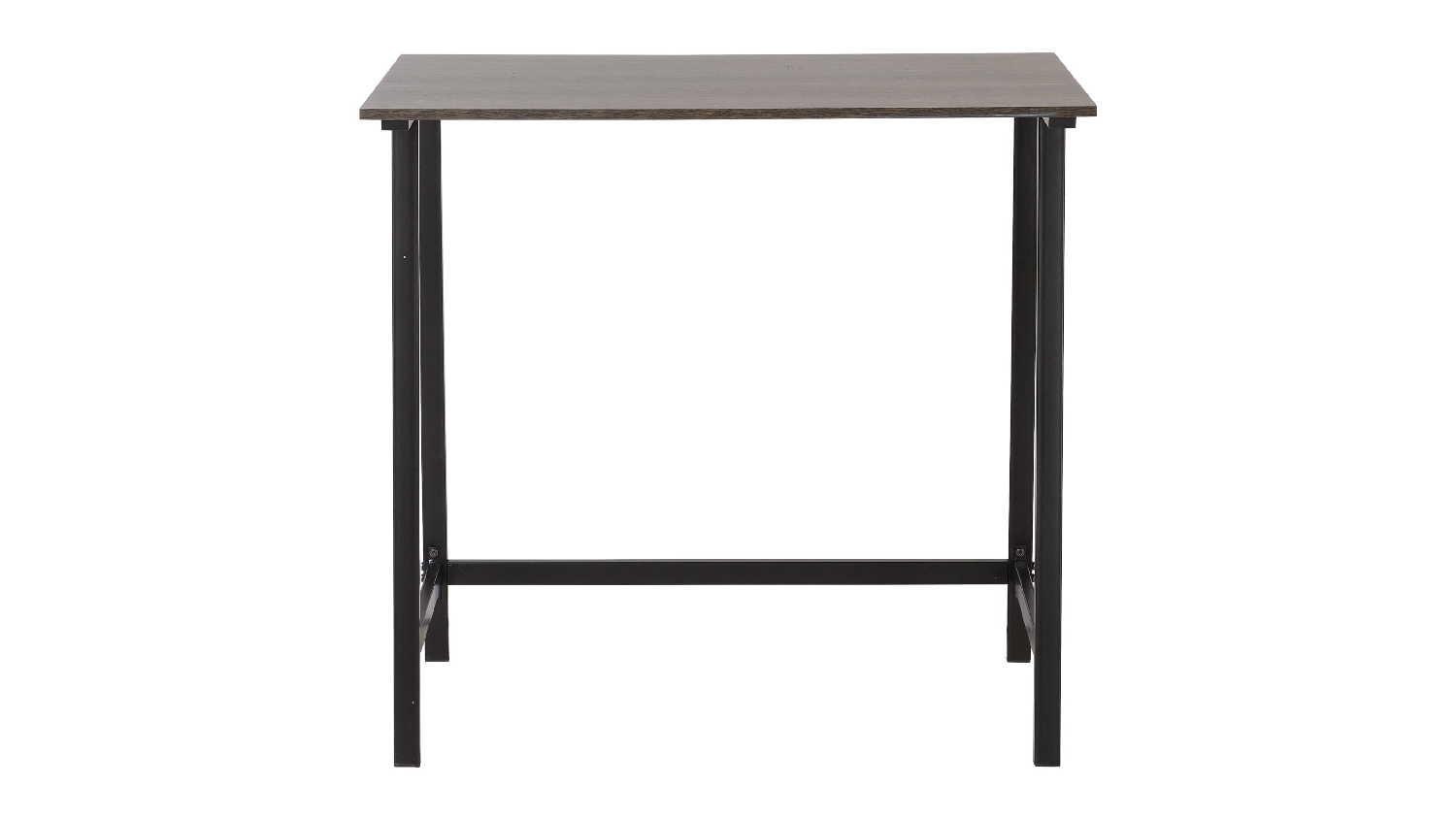 TSB Living Metal Frame Desk - Dark Brown | Harvey Norman New Zealand