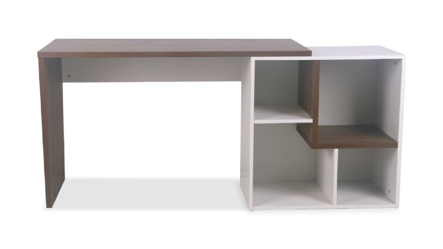 TSB Living Writing Desk with Cubby - Walnut/White | Harvey Norman New ...