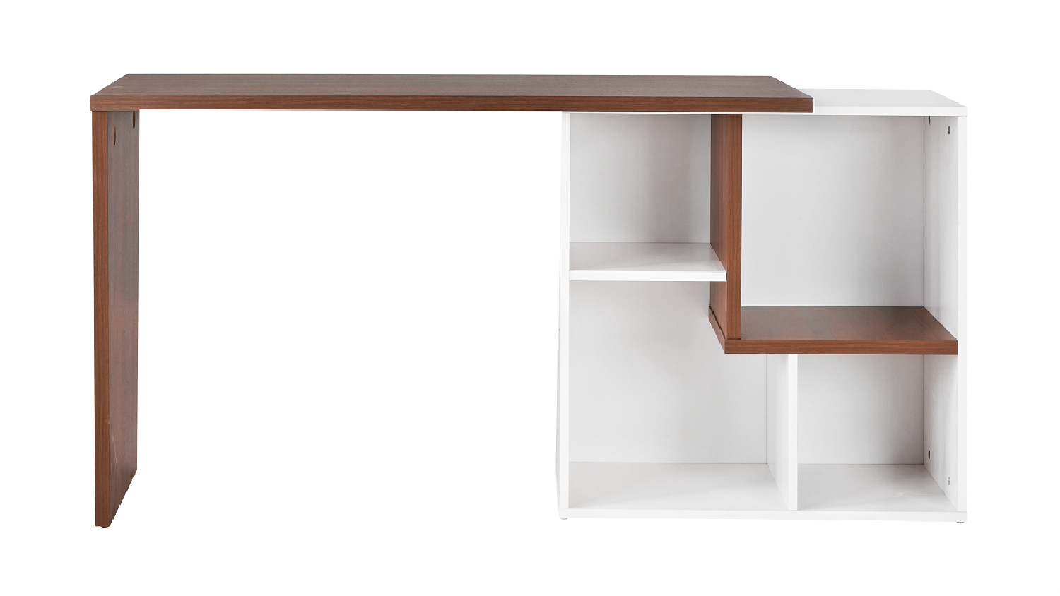 TSB Living Writing Desk with Cubby - Walnut/White | Harvey Norman New ...
