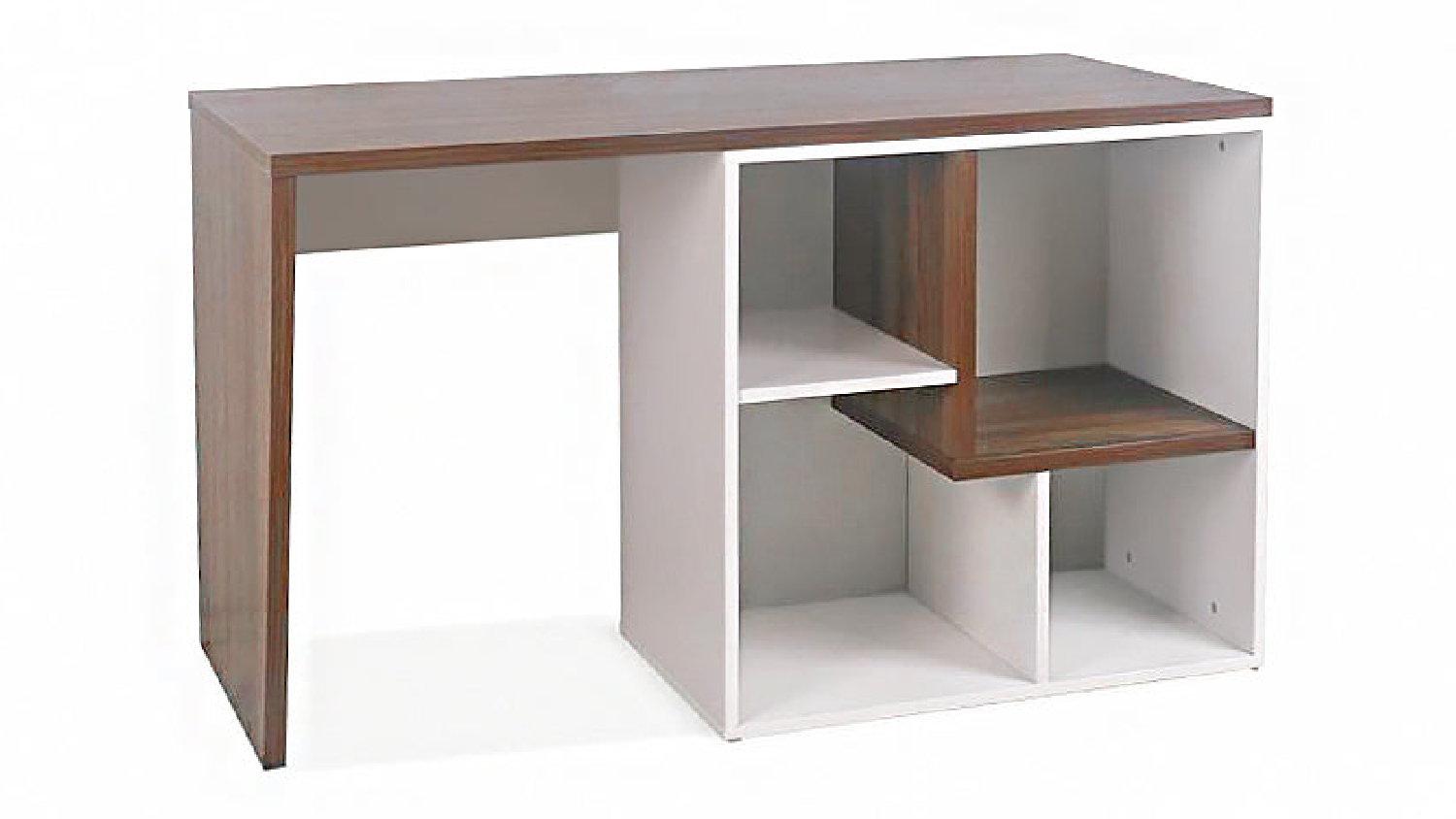 TSB Living Writing Desk with Cubby - Walnut/White | Harvey Norman New ...