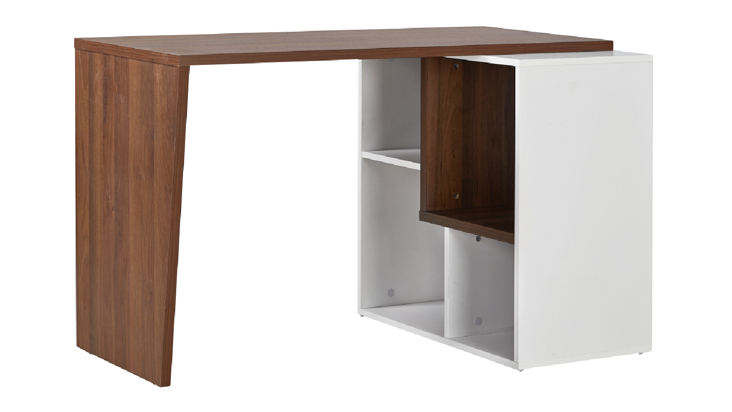 TSB Living Writing Desk with Cubby - Walnut/White | Harvey Norman New ...