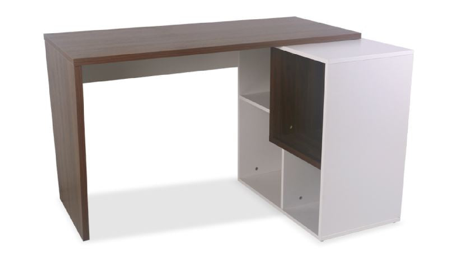 TSB Living Writing Desk with Cubby - Walnut/White | Harvey Norman New ...
