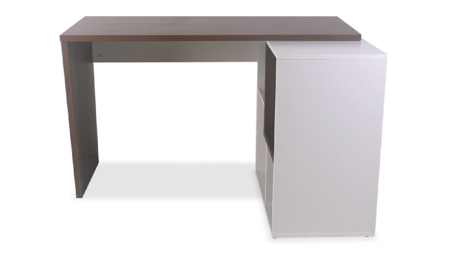 TSB Living Writing Desk with Cubby - Walnut/White | Harvey Norman New ...