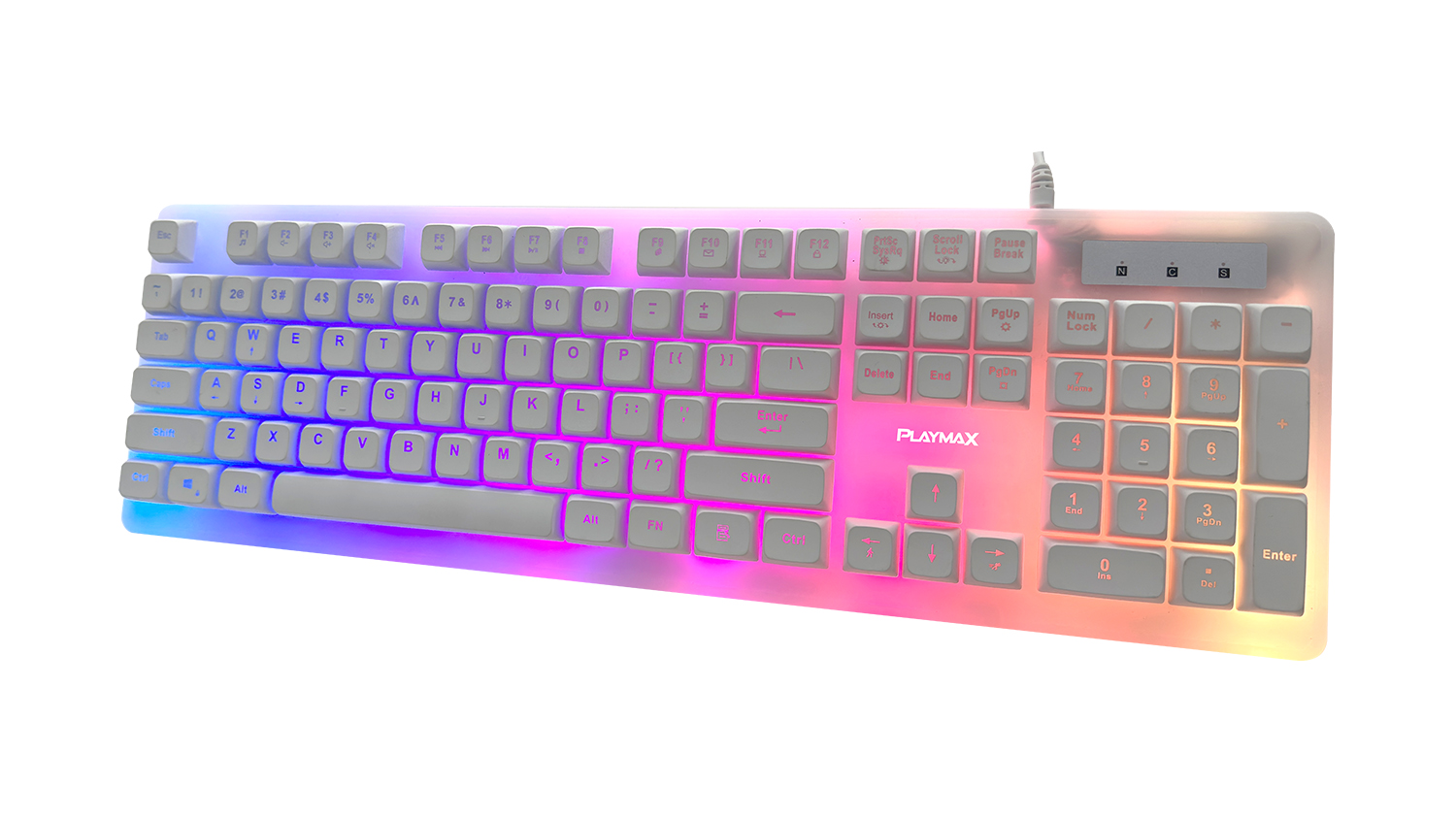 Playmax Aurora Wired Membrane Gaming Keyboard | Harvey Norman New Zealand