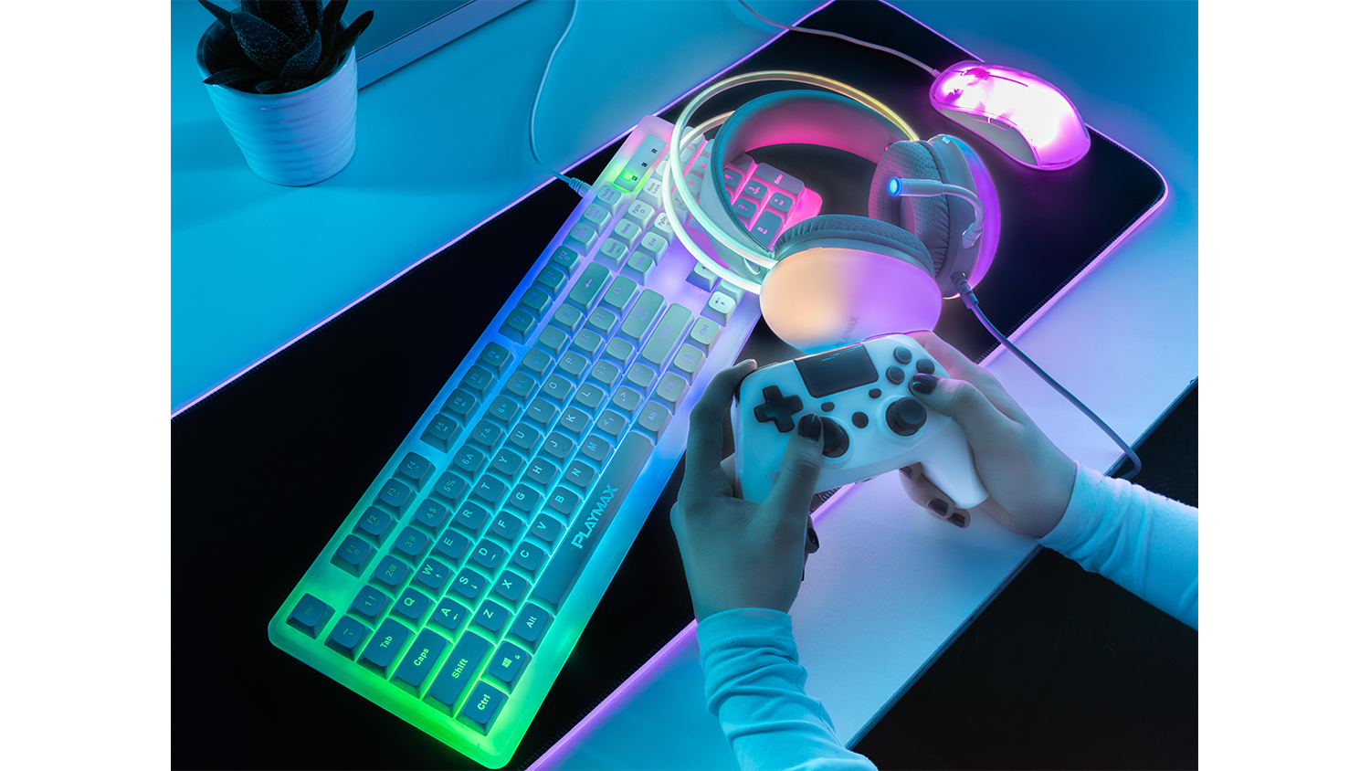 Playmax Aurora Wired Gaming Mouse | Harvey Norman New Zealand