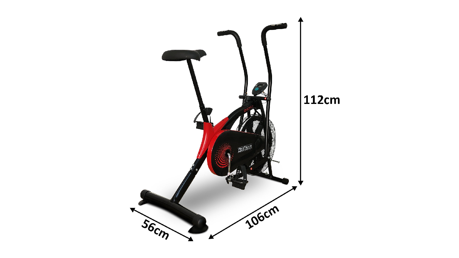 PROTRAIN Orbitrac Air Bike - Red | Harvey Norman New Zealand