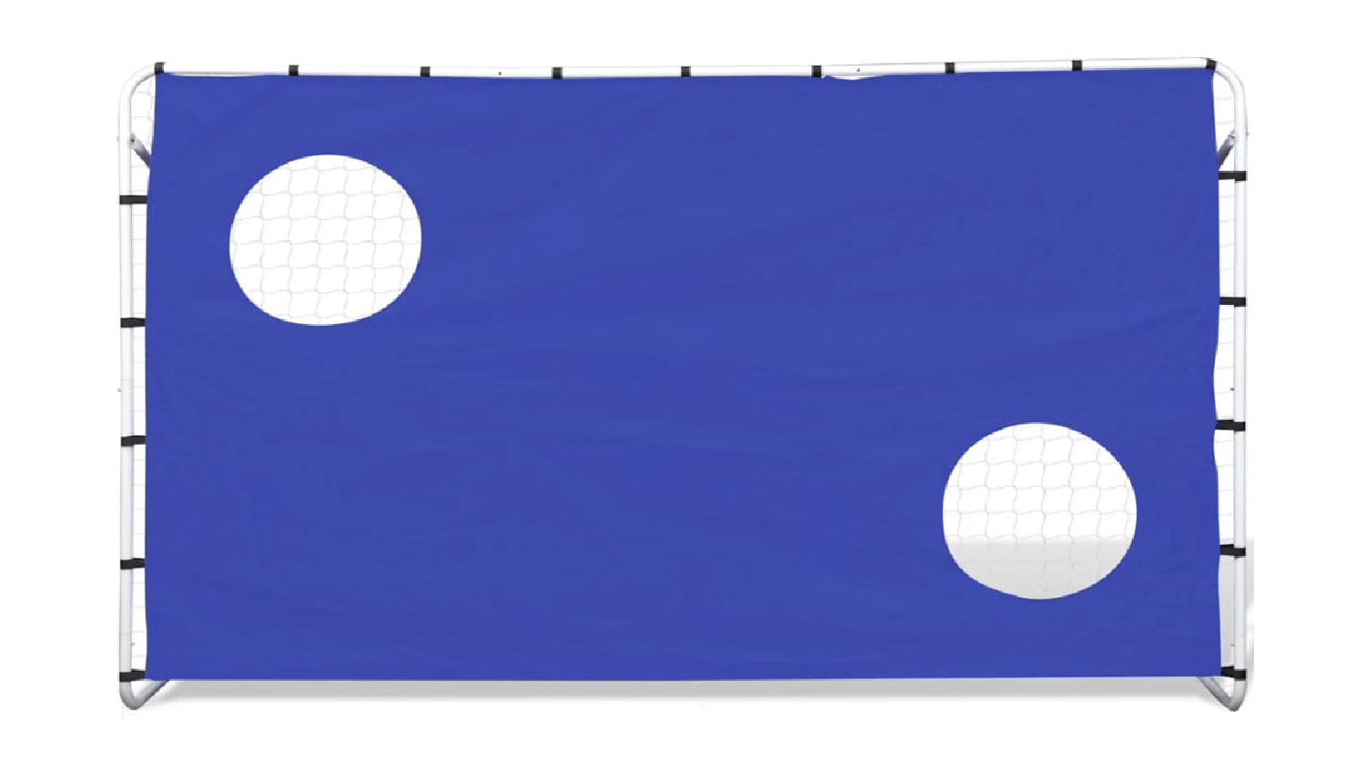 NNEVL Soccer Goal with Net & Aiming Wall 2pc - 240 x 92 x 150cm ...