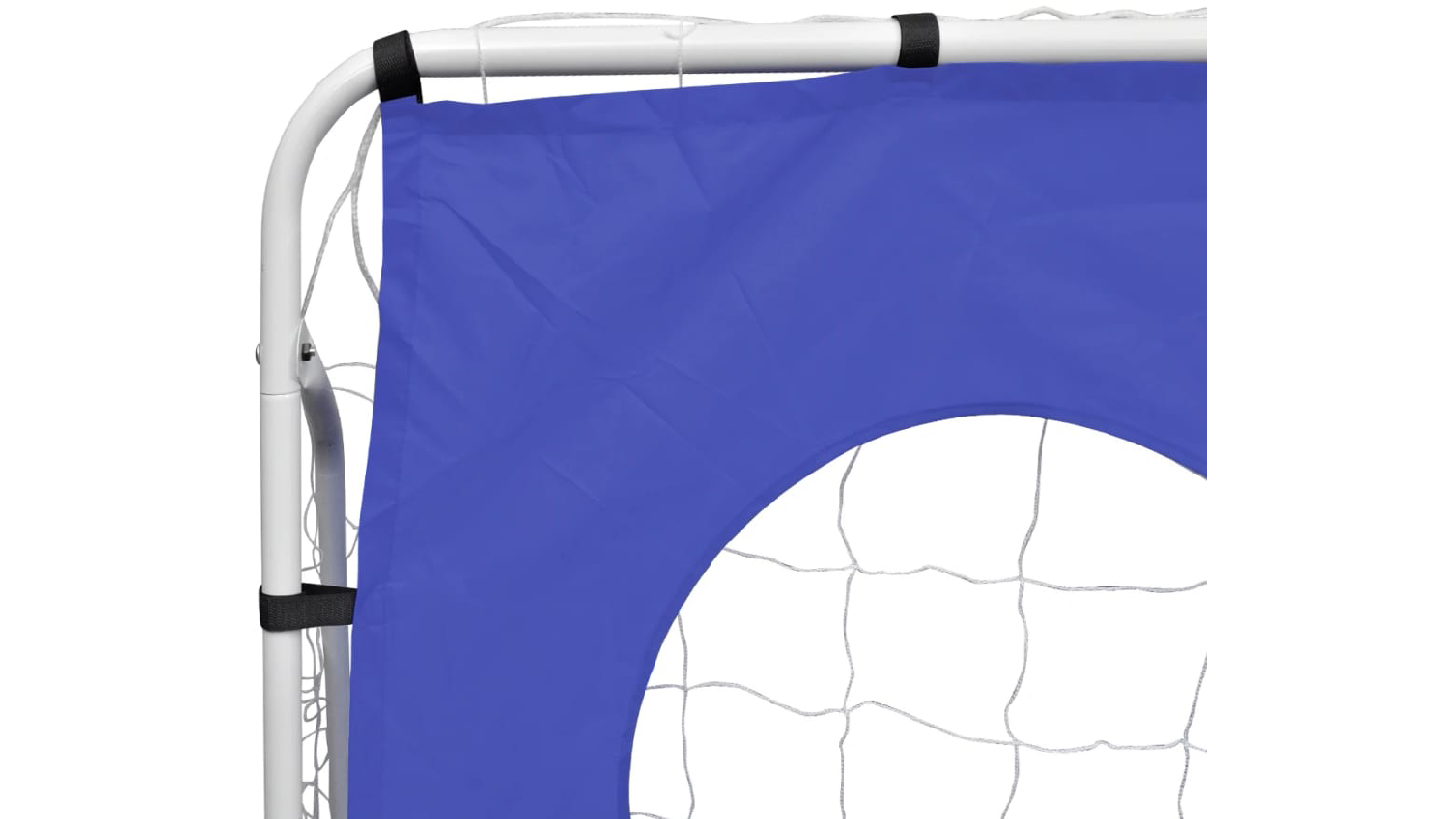 NNEVL Soccer Goal with Net & Aiming Wall 2pc - 240 x 92 x 150cm ...