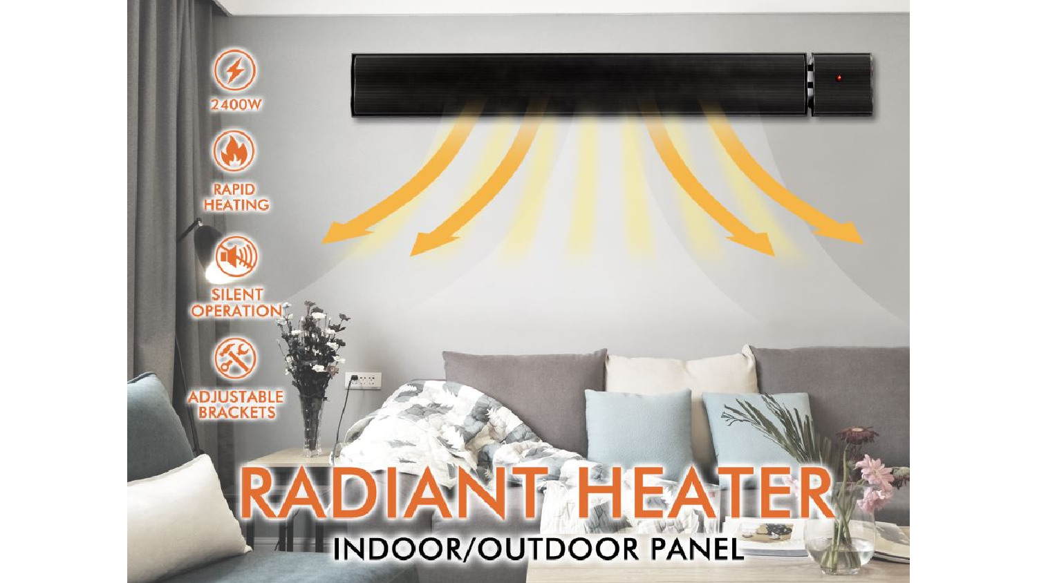 TSB Living Radiant Heater - 2400W | Harvey Norman New Zealand