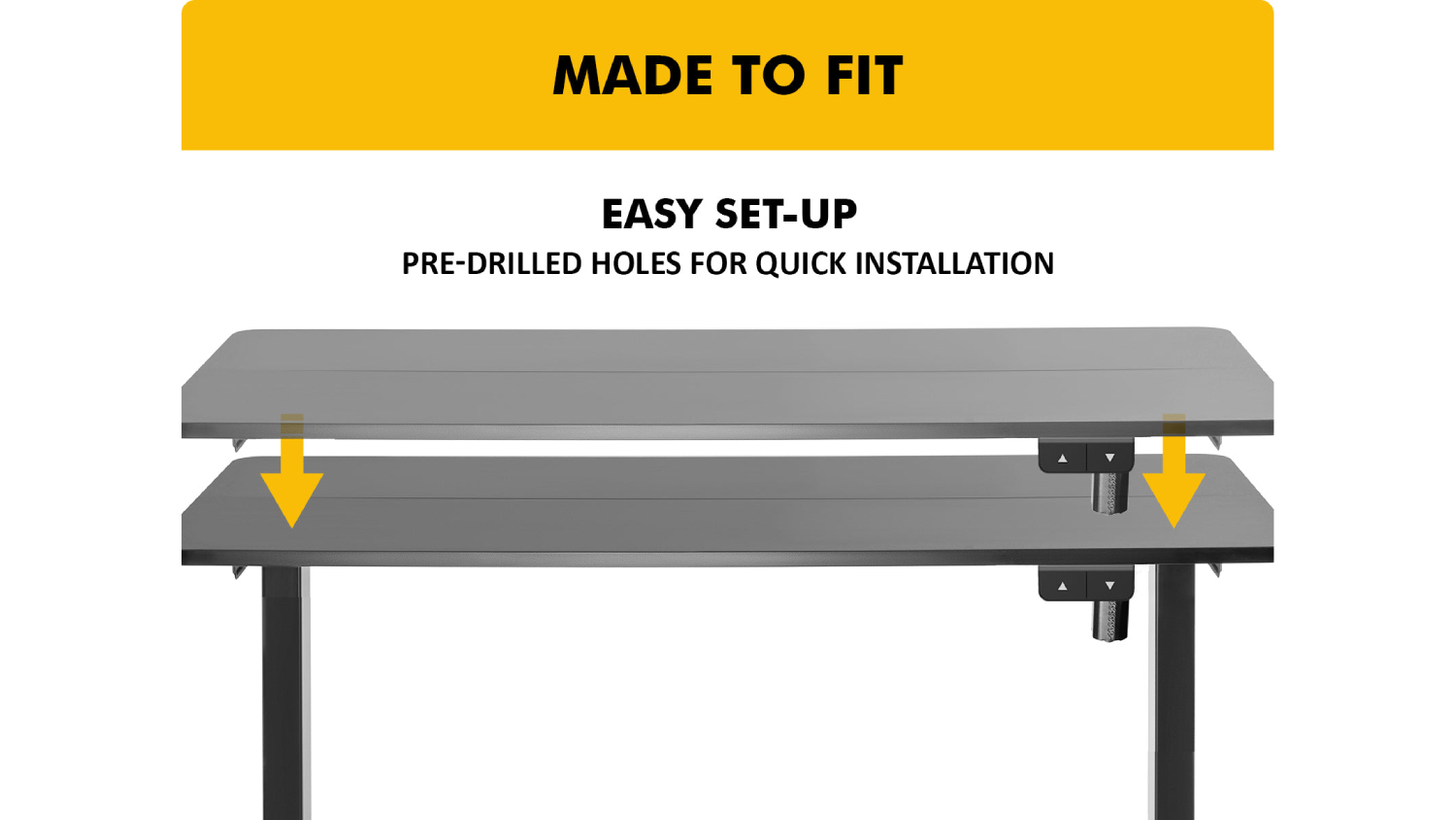 TSB Living Height Adjustable Desk - Black | Harvey Norman New Zealand